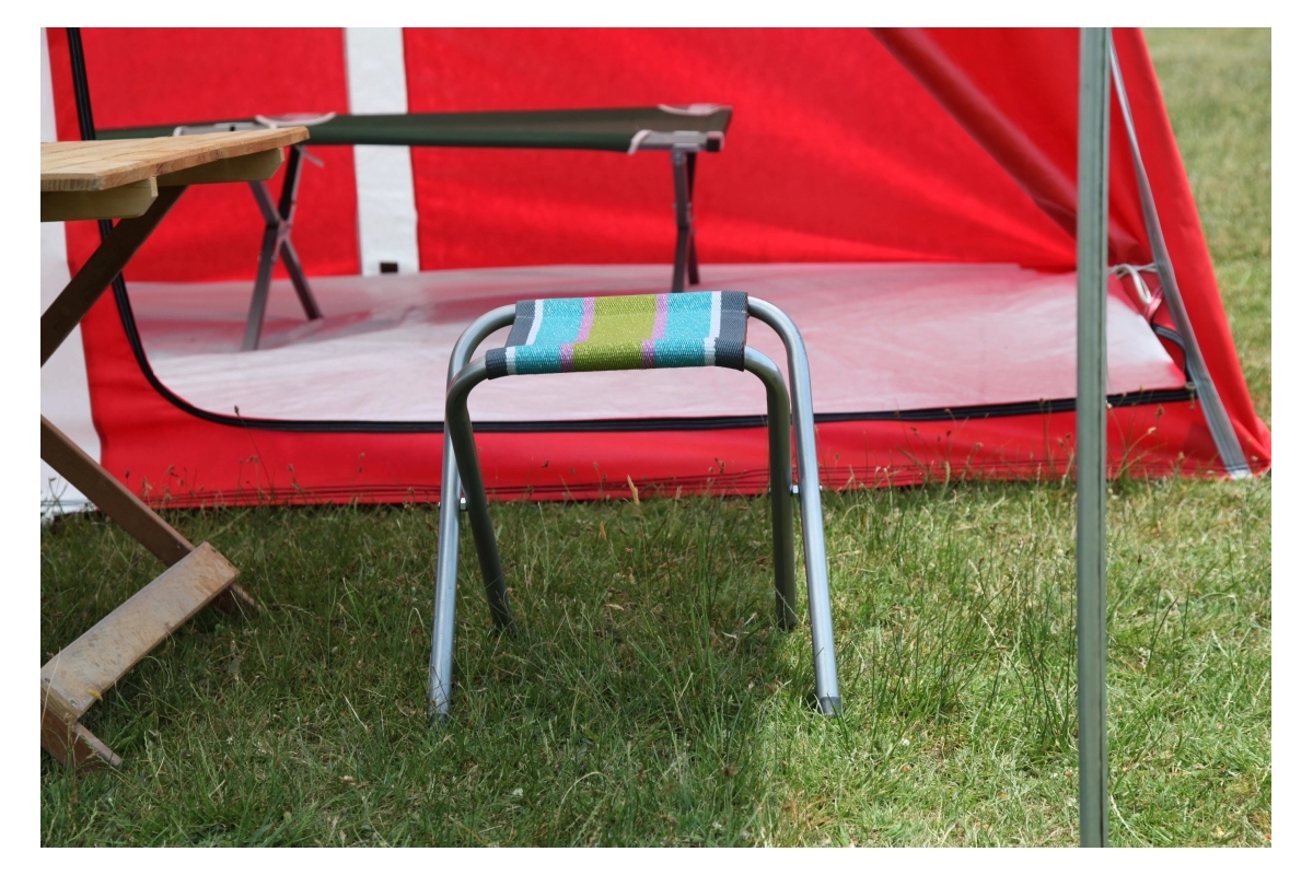 Katlanır Kare Kamp Taburesi Portatif Plaj Balıkçı Kamp Taburesi Karışık ...